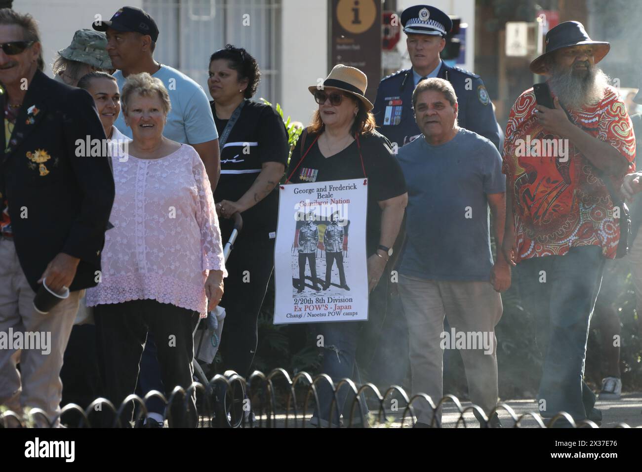 Sydney, Australia. 25th April 2024. The Coloured Digger event and Anzac ...