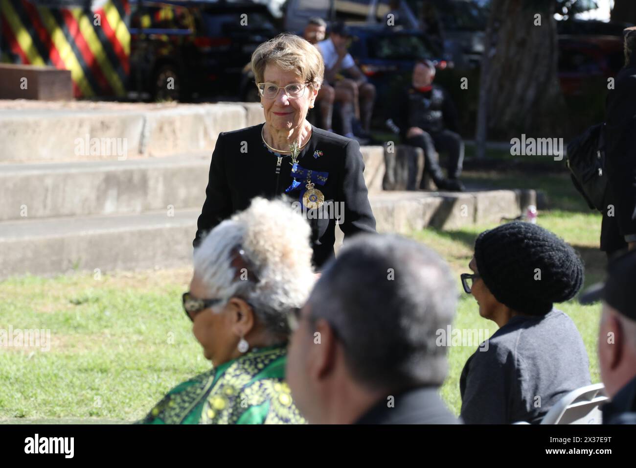 Sydney, Australia. 25th April 2024. The Coloured Digger event and Anzac ...