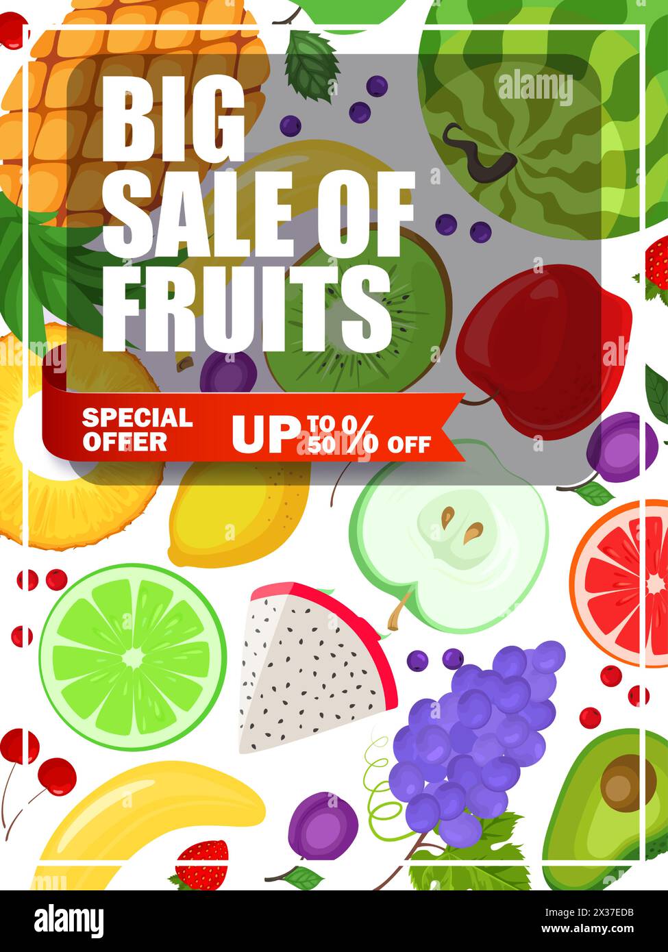 Fruit store poster hi-res stock photography and images - Alamy