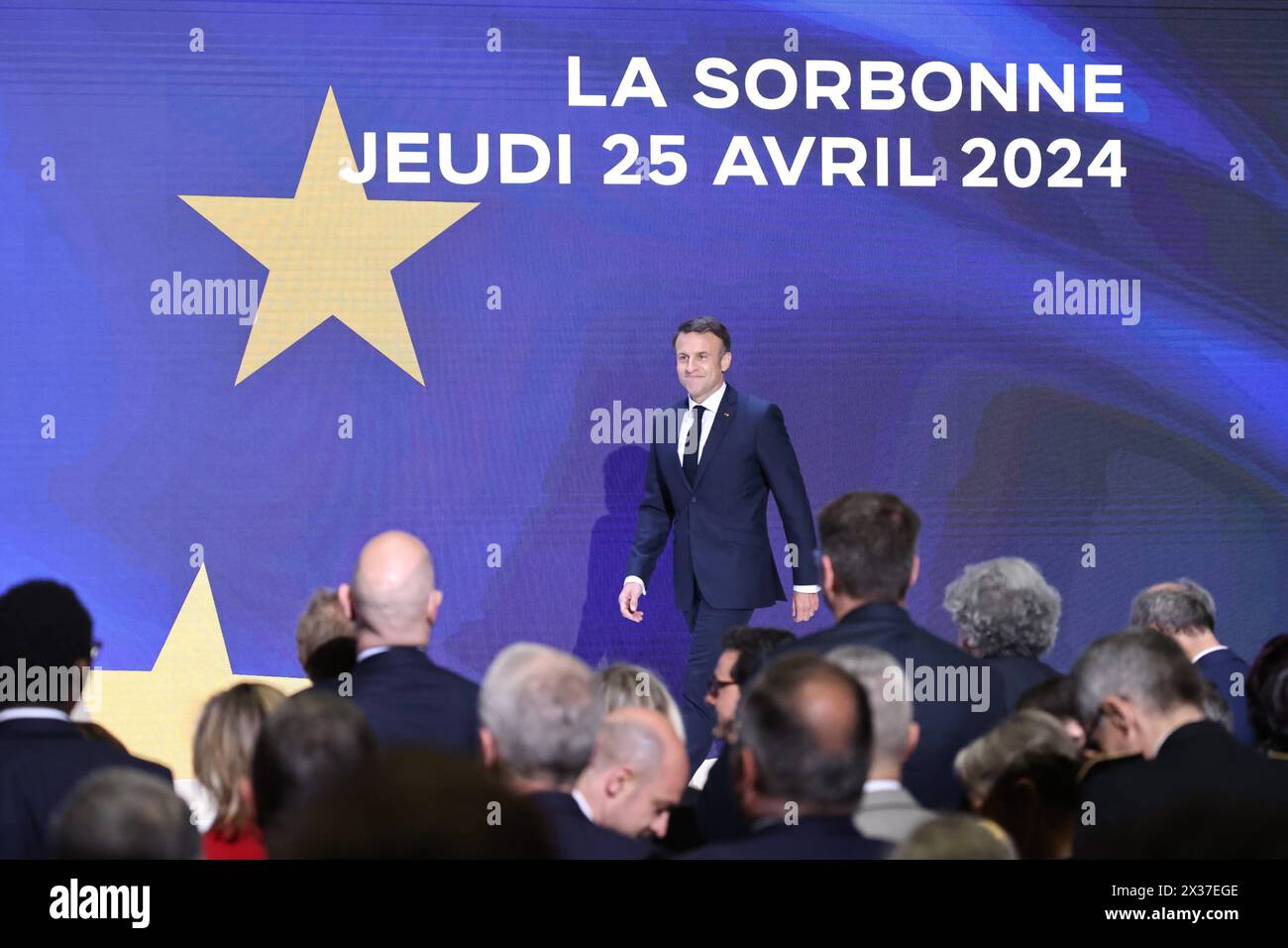 Paris, France. 25th Apr, 2024. © PHOTOPQR/LE PARISIEN/Fred Dugit ; Paris ; 25/04/2024 ...