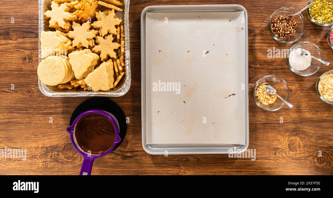 Festive Holiday Baking Station: Cookies, Chocolate, Nuts, and More ...