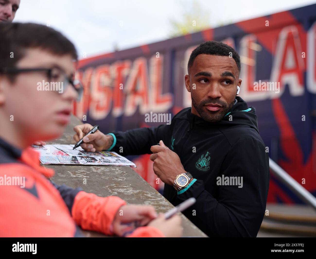 London, UK. 24th Apr, 2024. Callum Wilson of Newcastle United during ...
