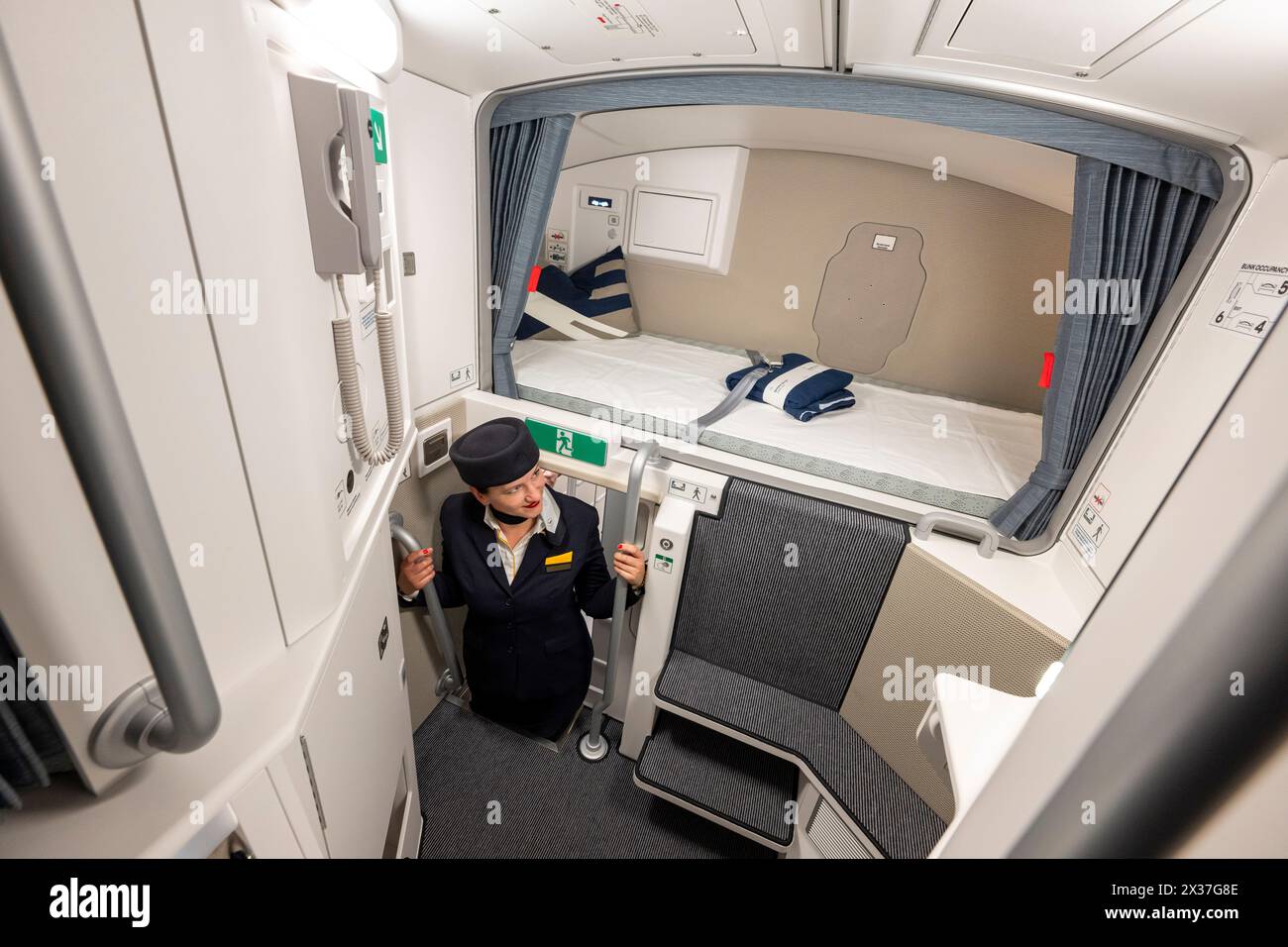 Cabin crew rest area hi-res stock photography and images - Alamy