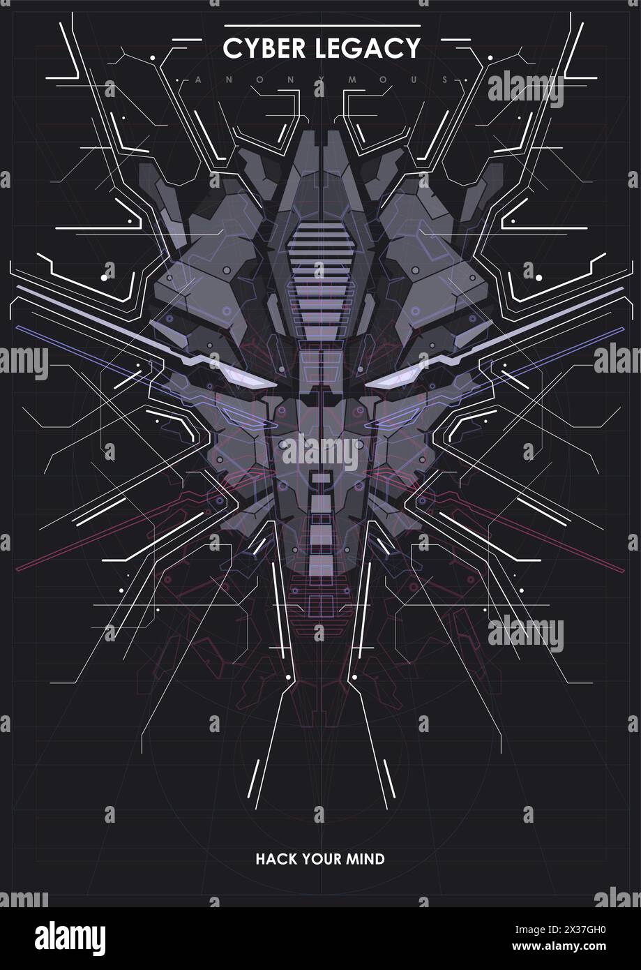 Cyberpunk tech Stock Vector Images - Alamy