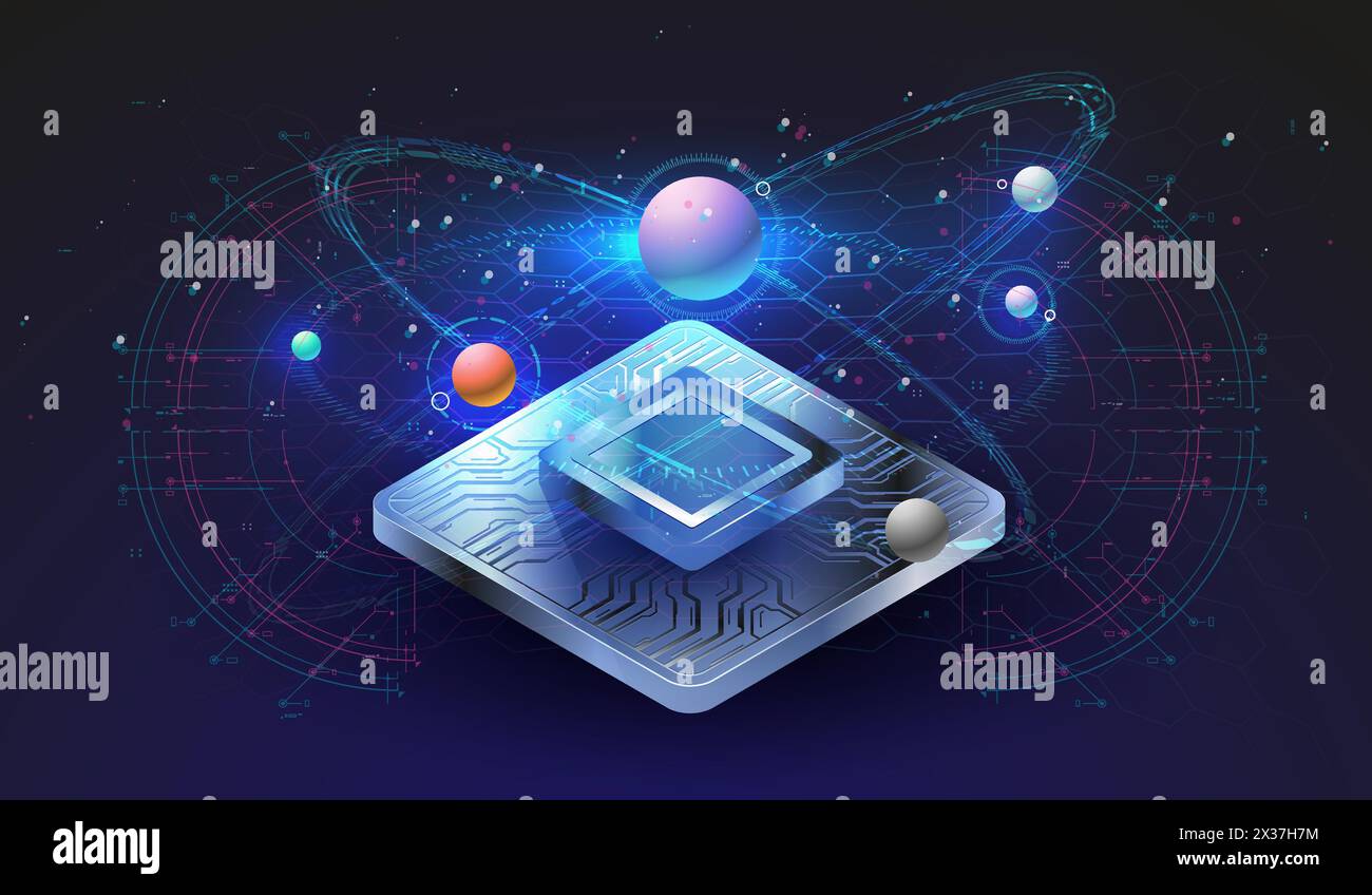 Dark background information scanning Stock Vector Images - Alamy