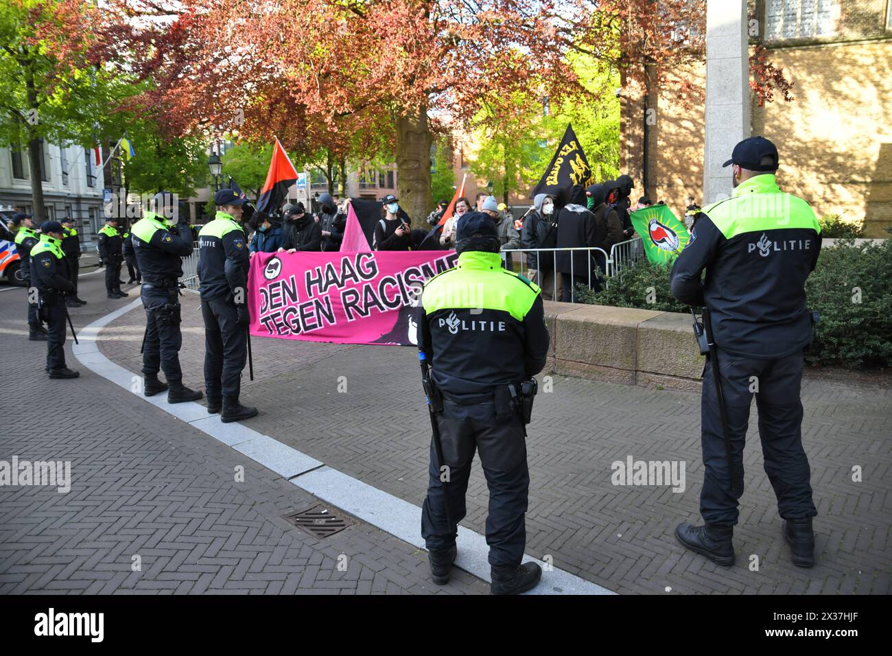 04-24-2024.The Hague,The Netherlands.Dutch Belgian conservative right ...