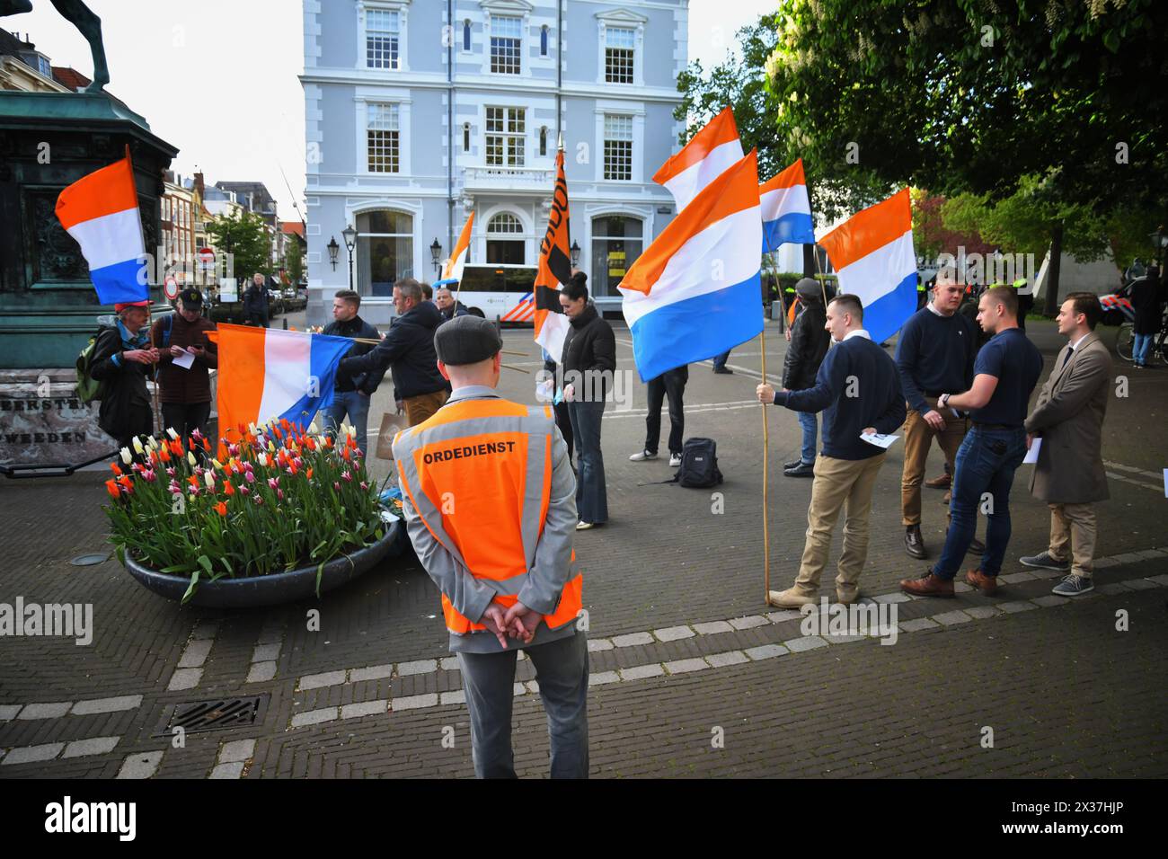 04-24-2024.The Hague,The Netherlands.Dutch Belgian conservative right ...
