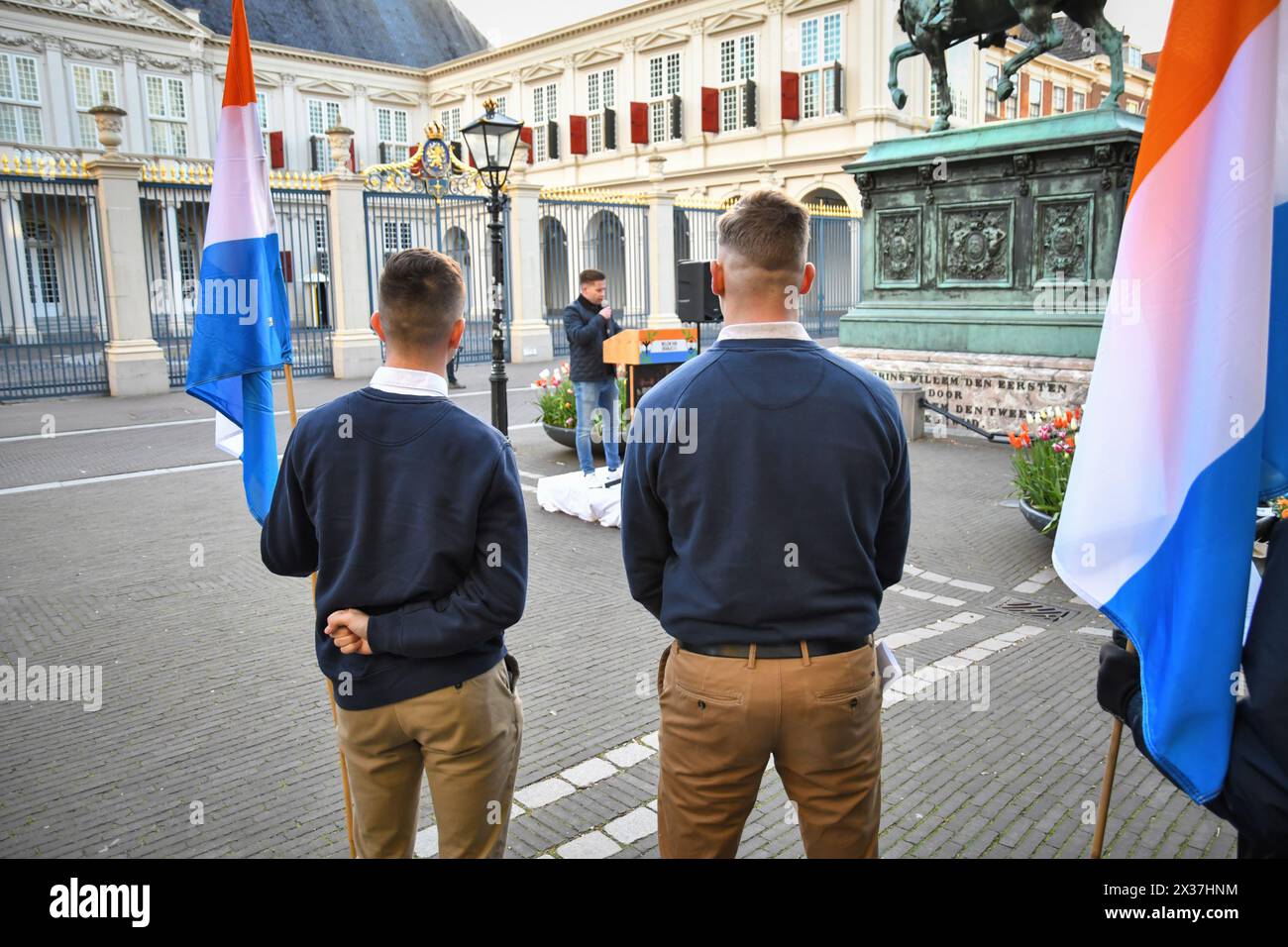 04-24-2024.The Hague,The Netherlands.Dutch Belgian conservative right ...