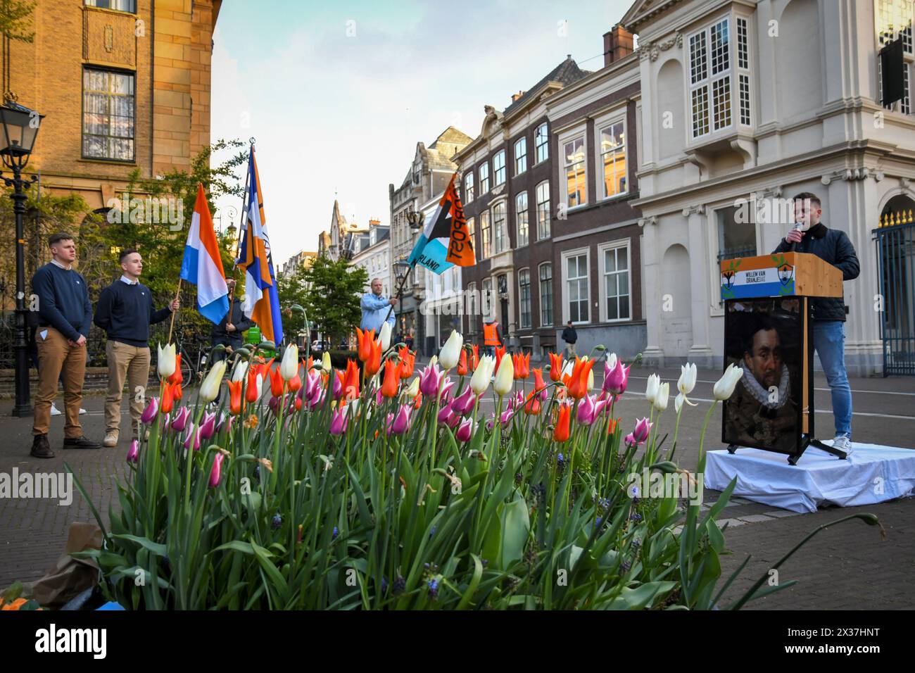 04-24-2024.The Hague,The Netherlands.Dutch Belgian conservative right ...