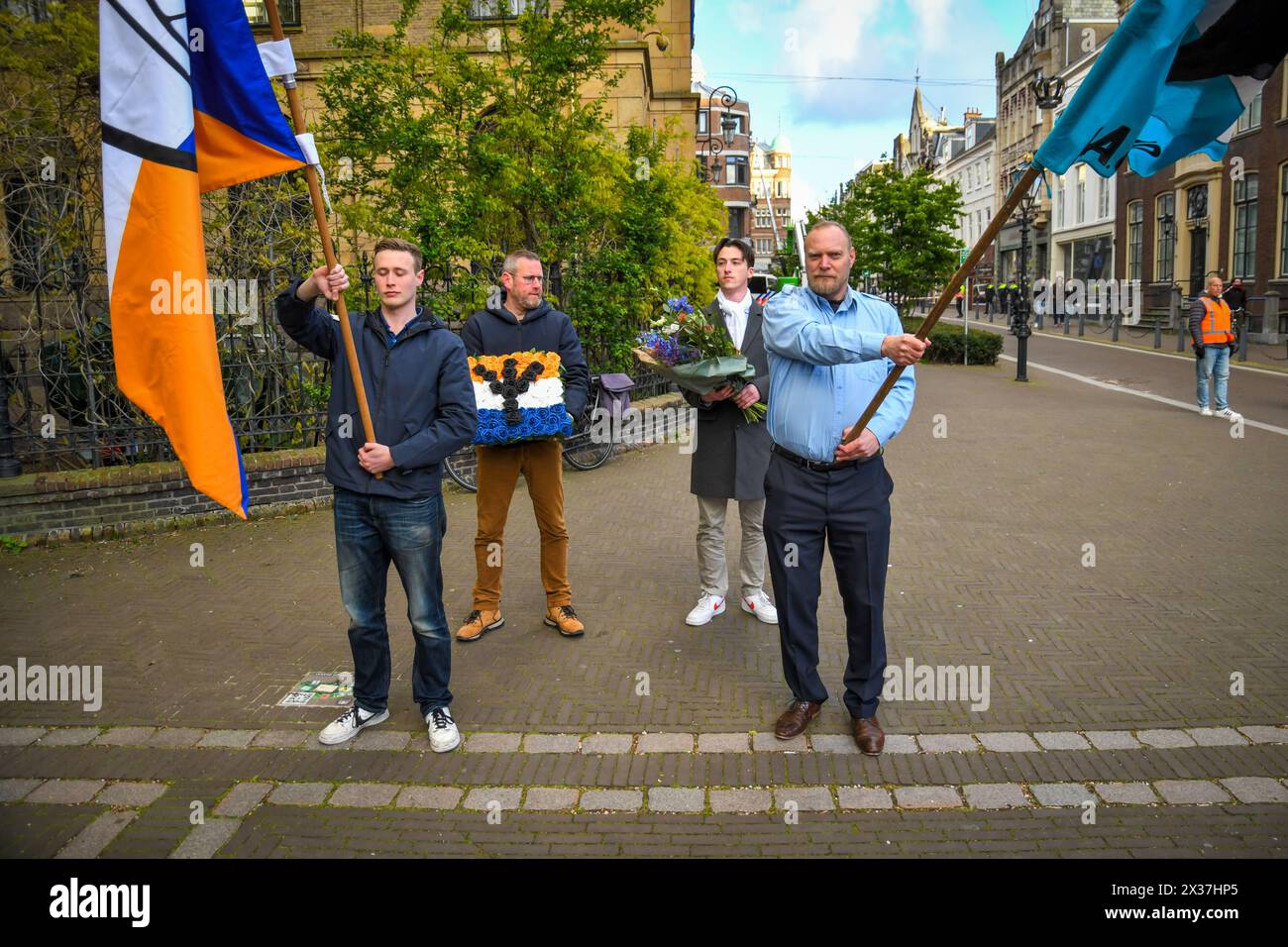 04-24-2024.The Hague,The Netherlands.Dutch Belgian conservative right ...