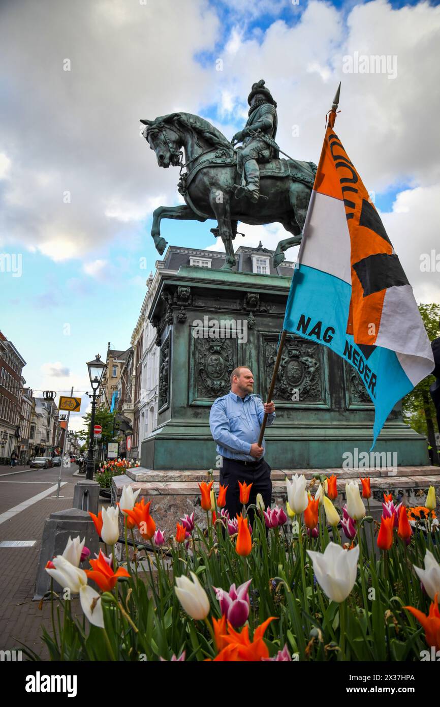 04-24-2024.The Hague,The Netherlands.Dutch Belgian conservative right ...