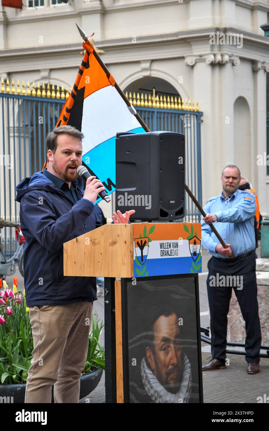04-24-2024.The Hague,The Netherlands.Dutch Belgian conservative right ...