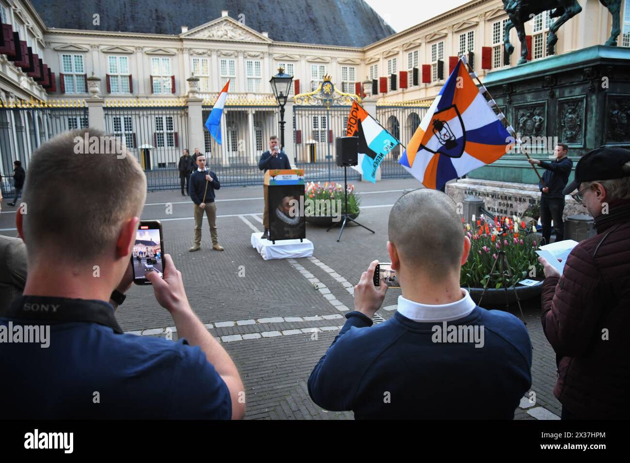 04-24-2024.The Hague,The Netherlands.Dutch Belgian conservative right ...