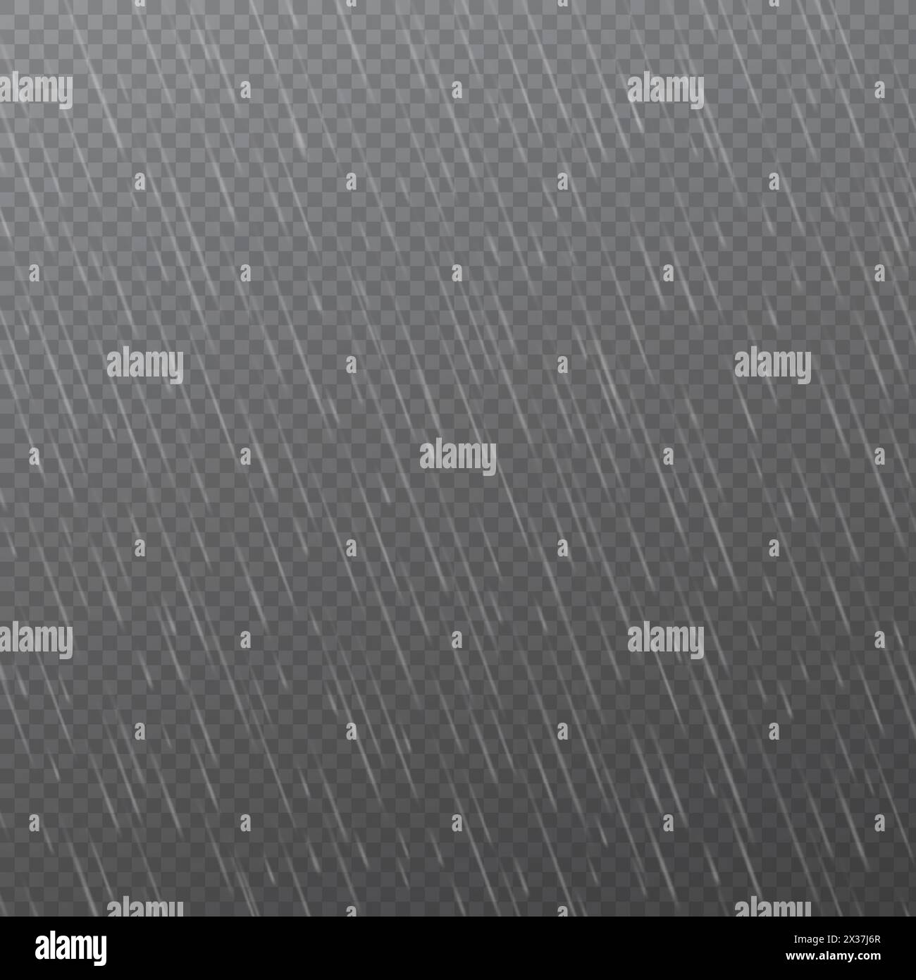 Rain drops on transparent background. Falling water drops. Nature ...