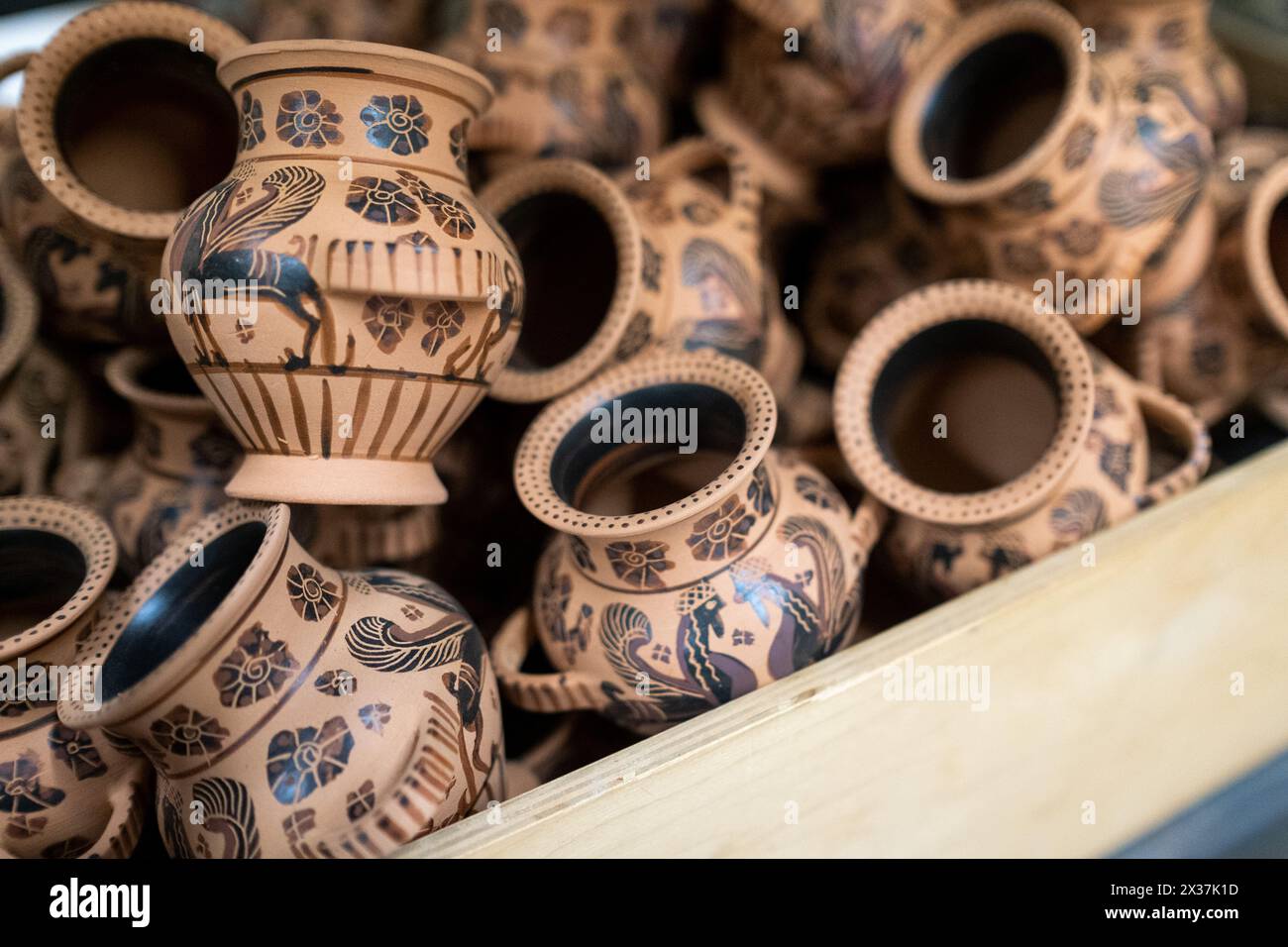 Vases inspired by ancient Greek amphorae in the workshops of Attic ...