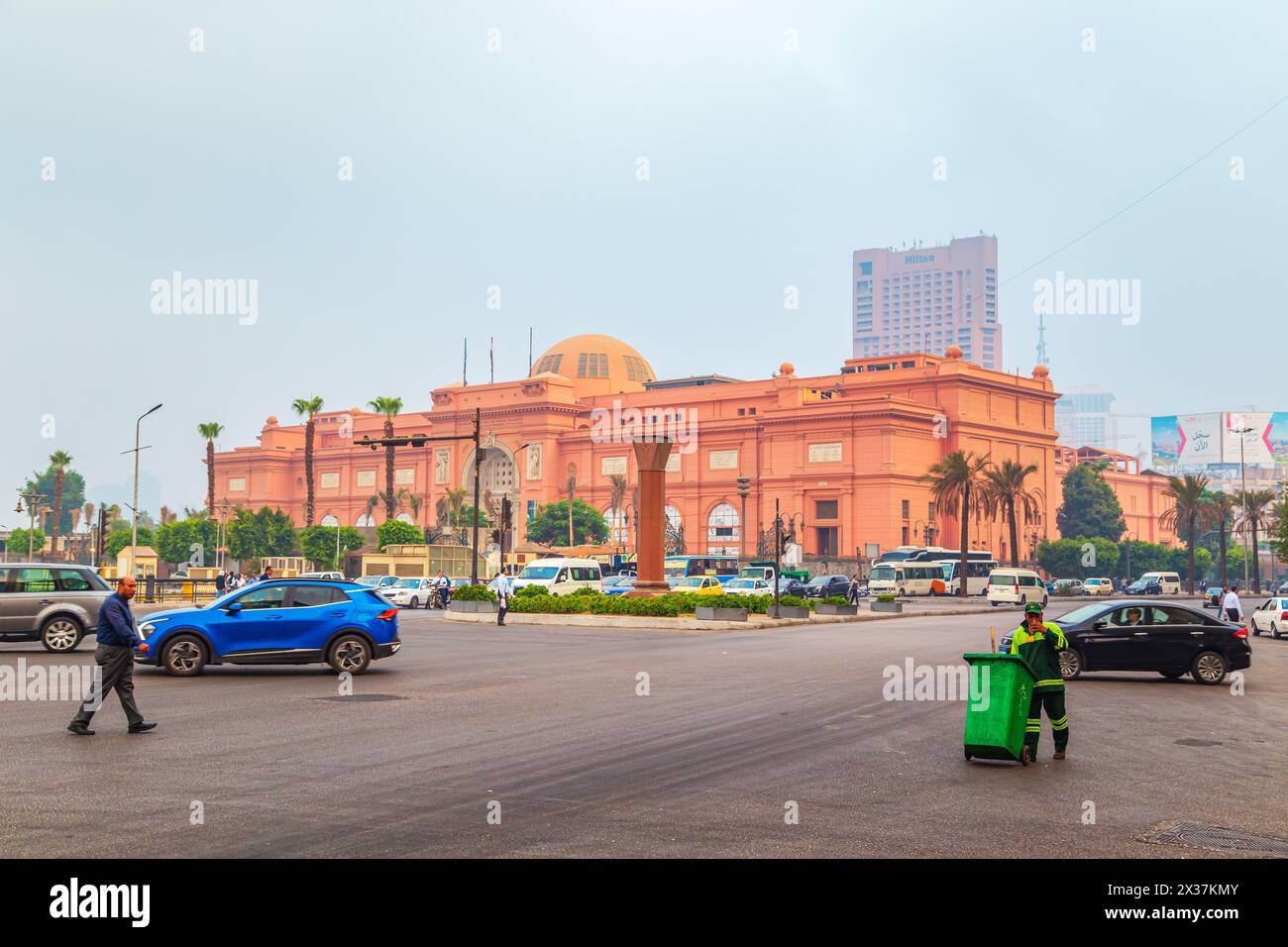 The famous Egyptian Museum in the center of Cairo. Cairo, Egypt ...
