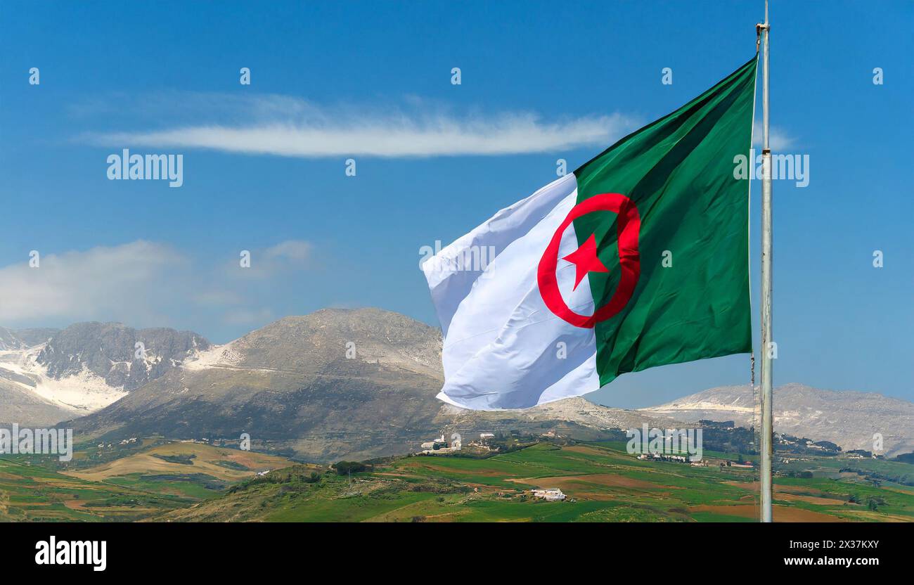 Flagge algerien hi-res stock photography and images - Alamy