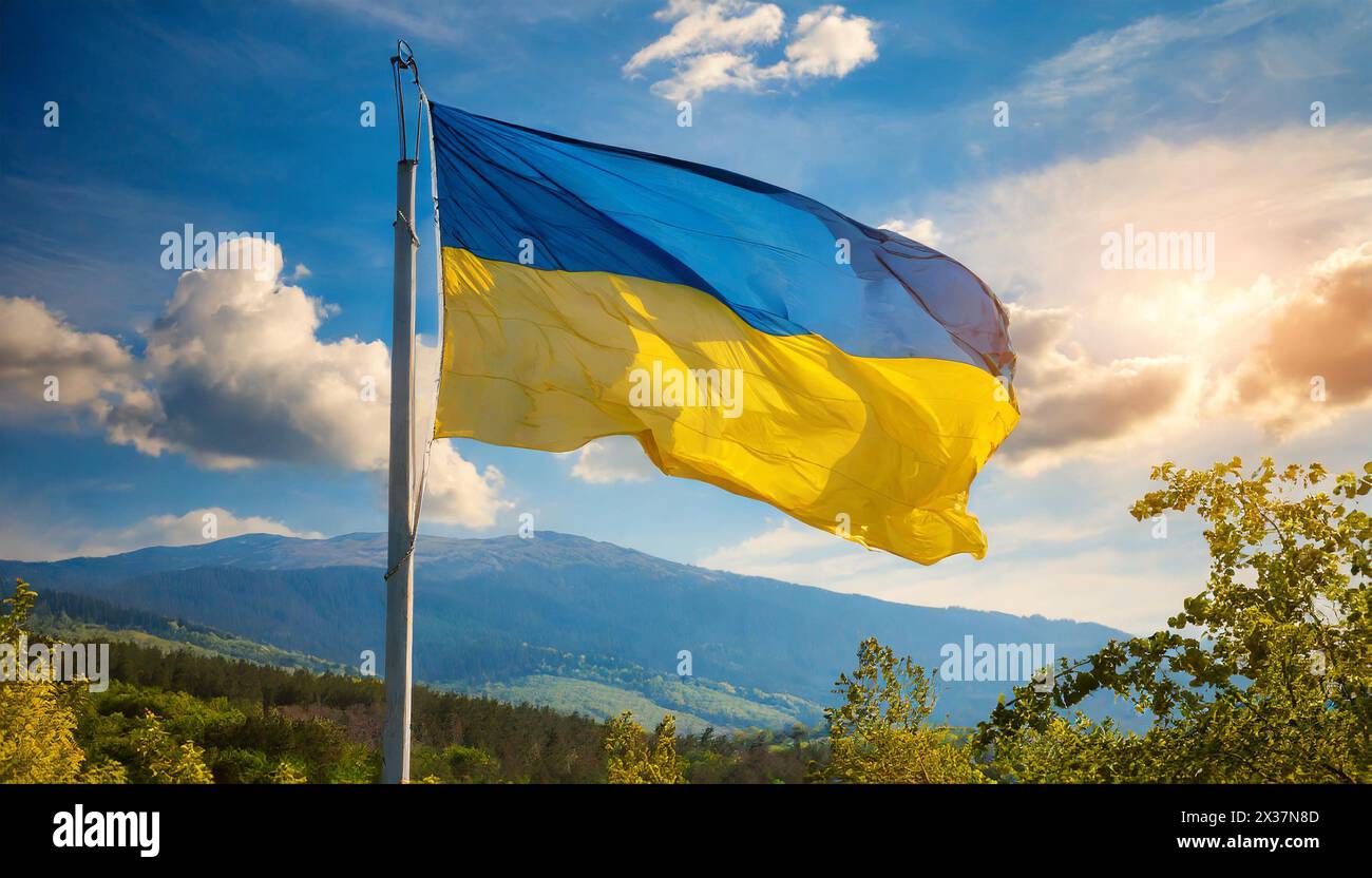 Die flagge der ukraine hi-res stock photography and images - Alamy