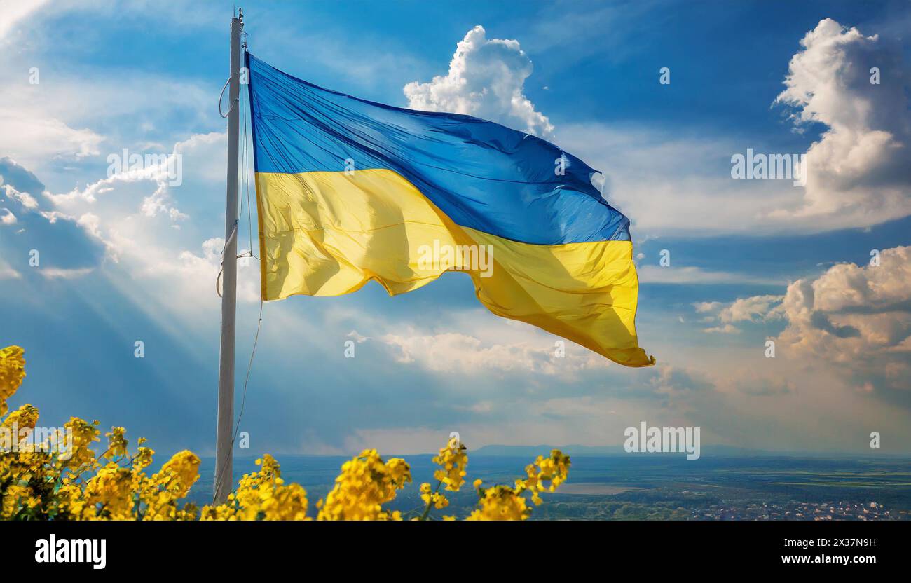 Die flagge der ukraine hi-res stock photography and images - Alamy