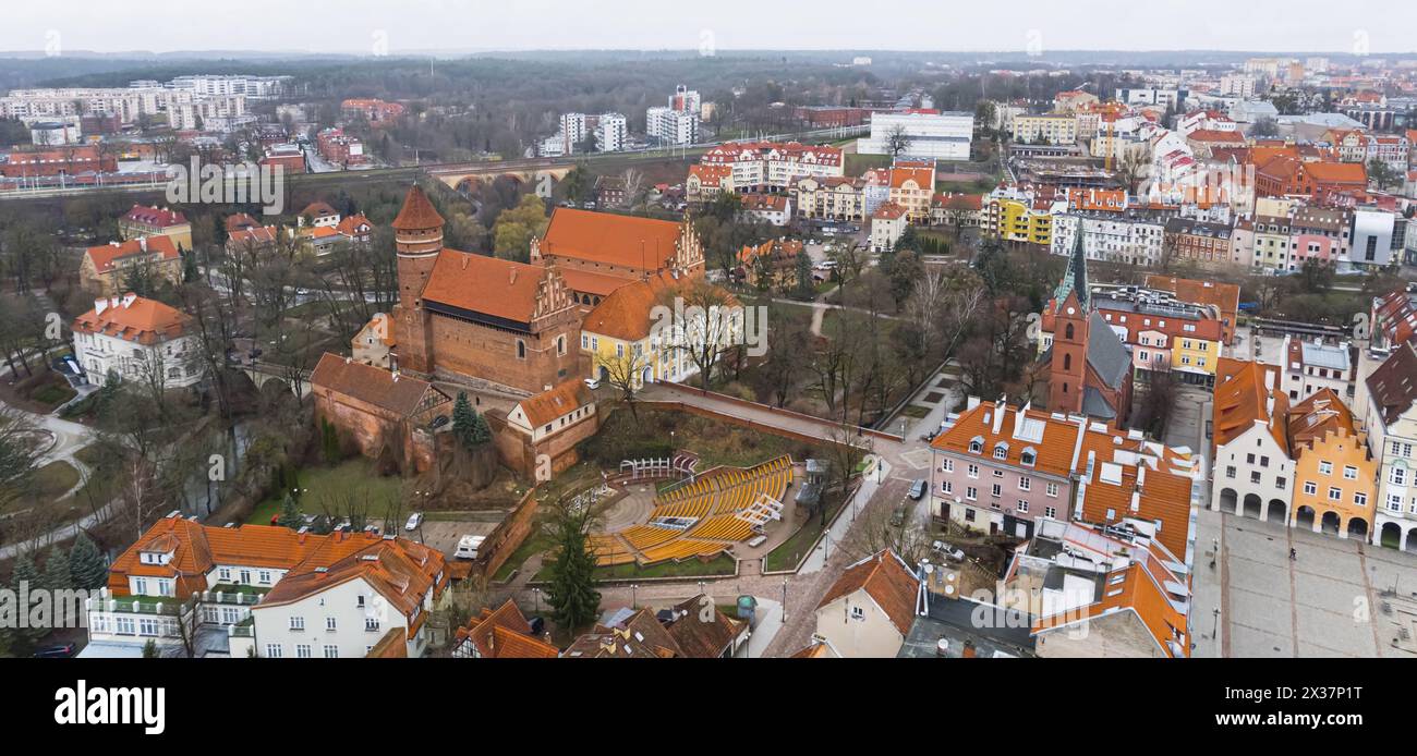 Olsztyn - the old town, the old town hall, the co-cathedral Basilica of ...