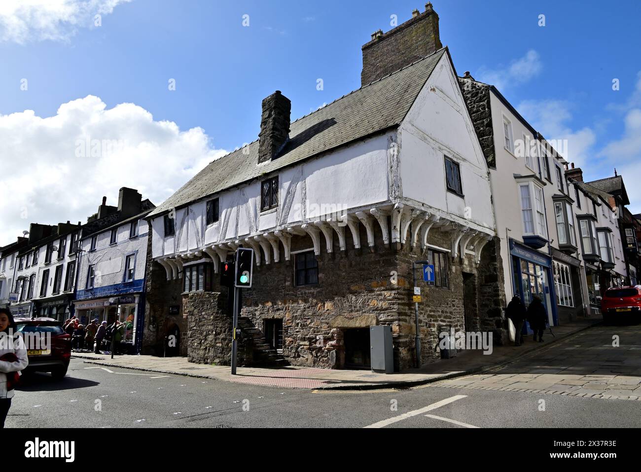 Around the UK - Aberconwy House, Conwy, North Wales Stock Photo - Alamy