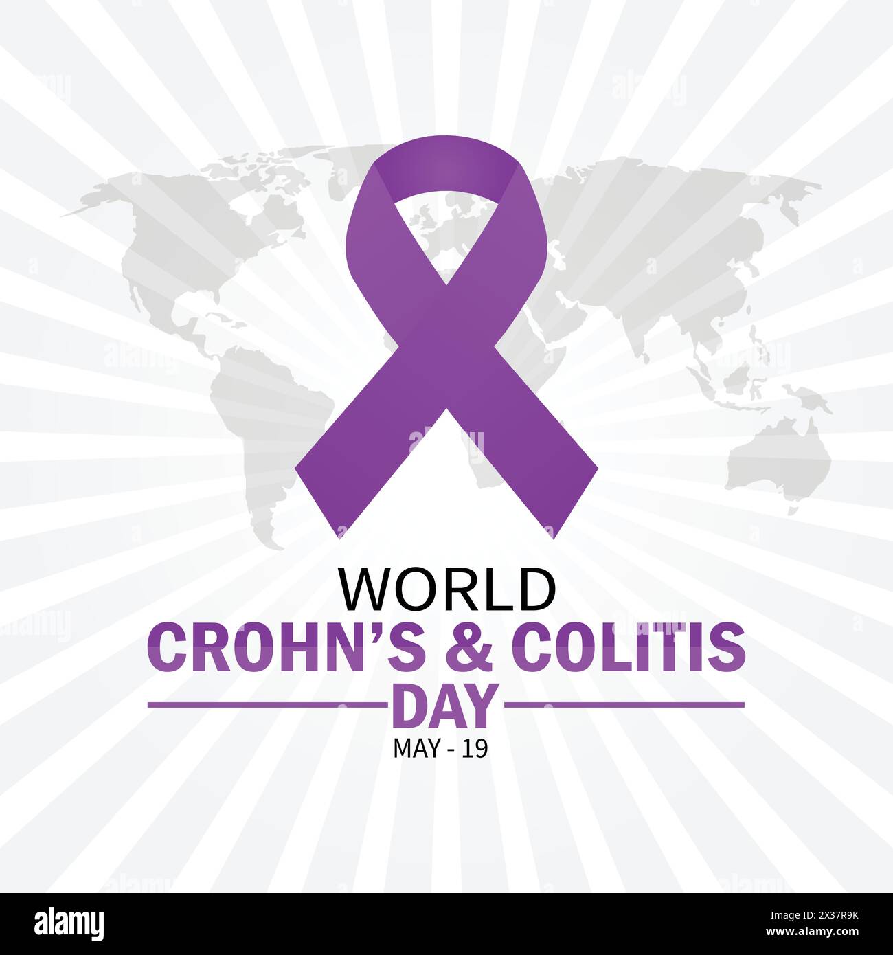 World Crohn's and Colitis Day. May 19. Holiday concept. Template for ...