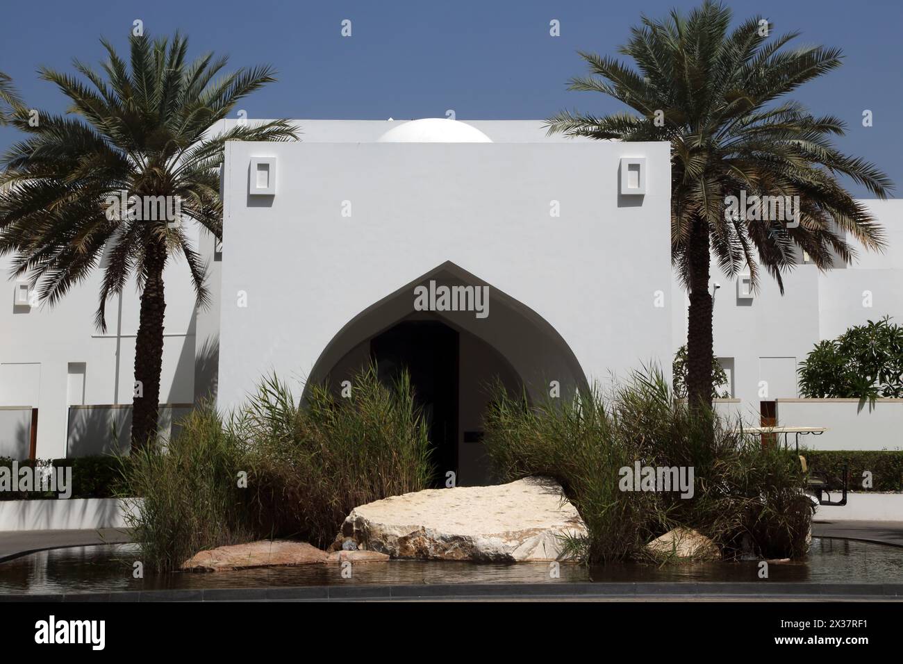 Exterior of the 5 Star Luxury The Chedi Hotel Muscat Oman Stock Photo ...