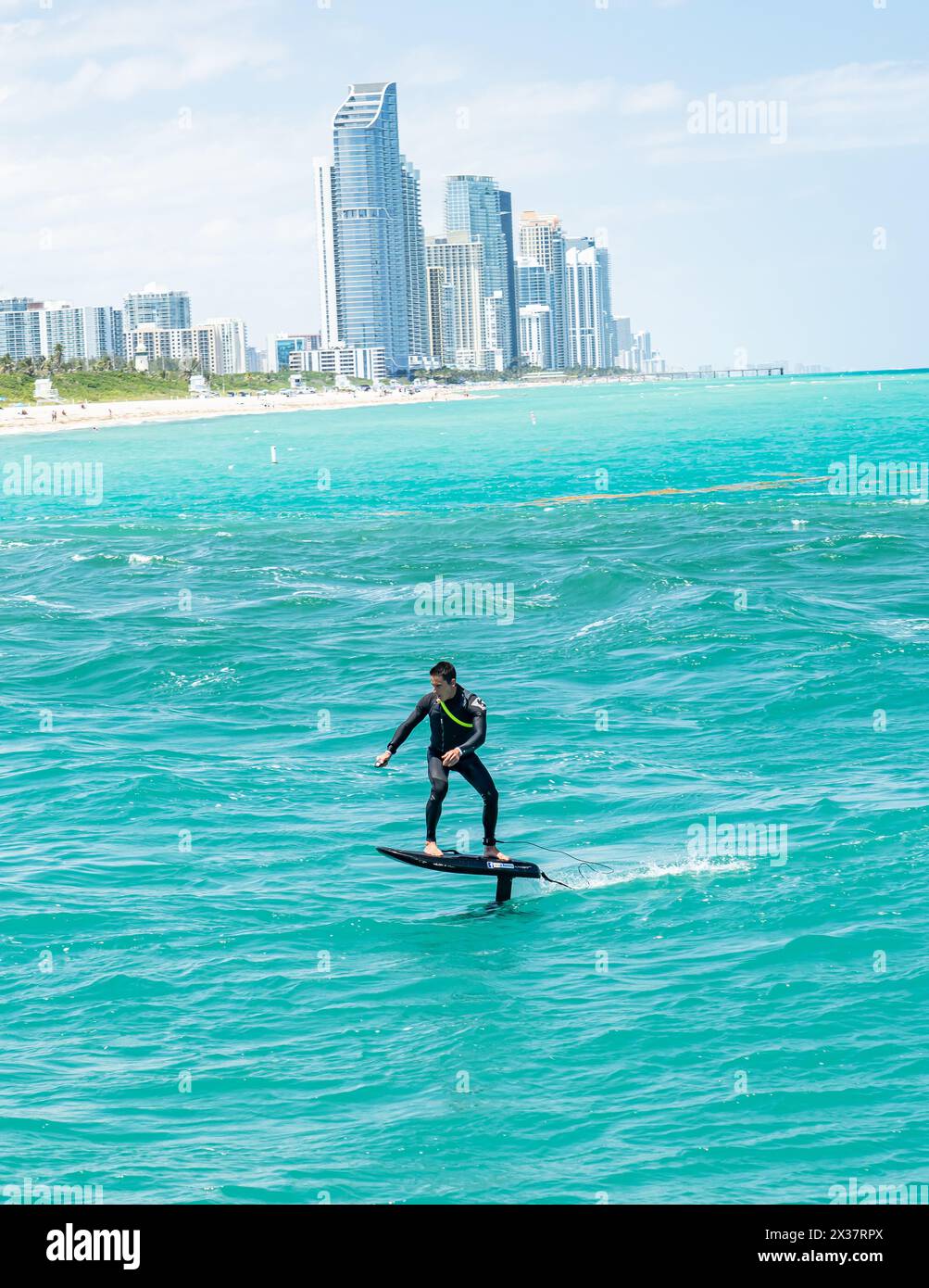 Surfer in miami beach hi-res stock photography and images - Alamy