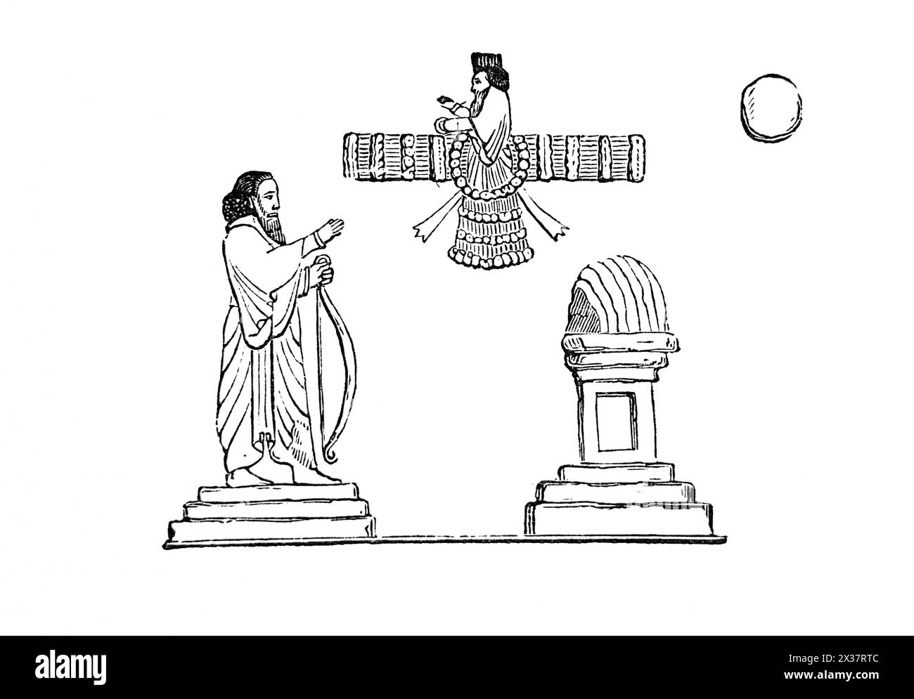 Fire Worshipper Idolatries of the Ancient World from 19th Century ...