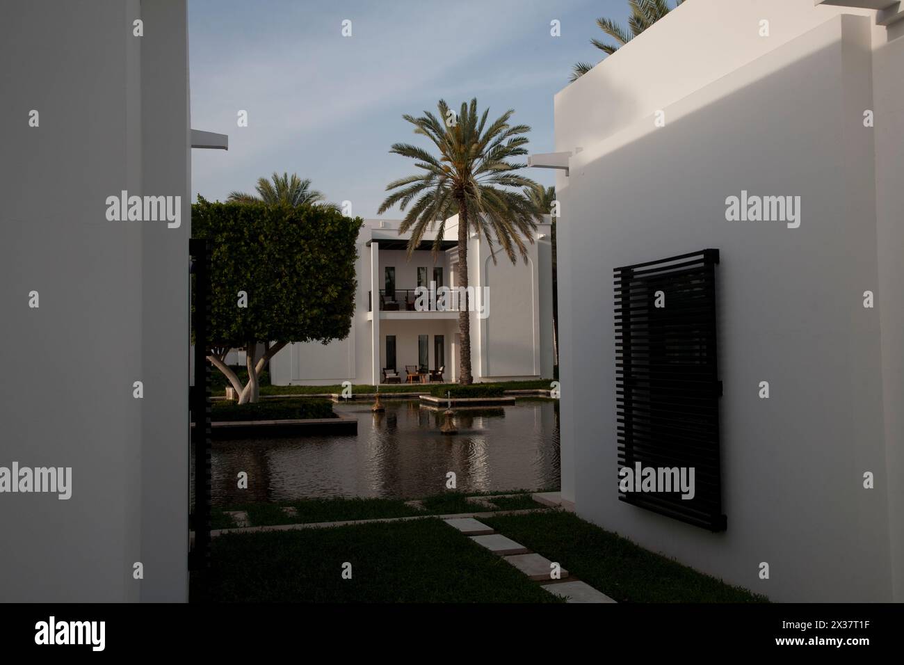 the chedi hotel muscat oman middle east Stock Photo - Alamy