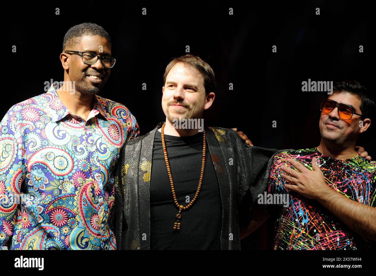 Der spanische Jazz-Pianist Daniel Garcia mi. mit dem Bassisten Reinier ...