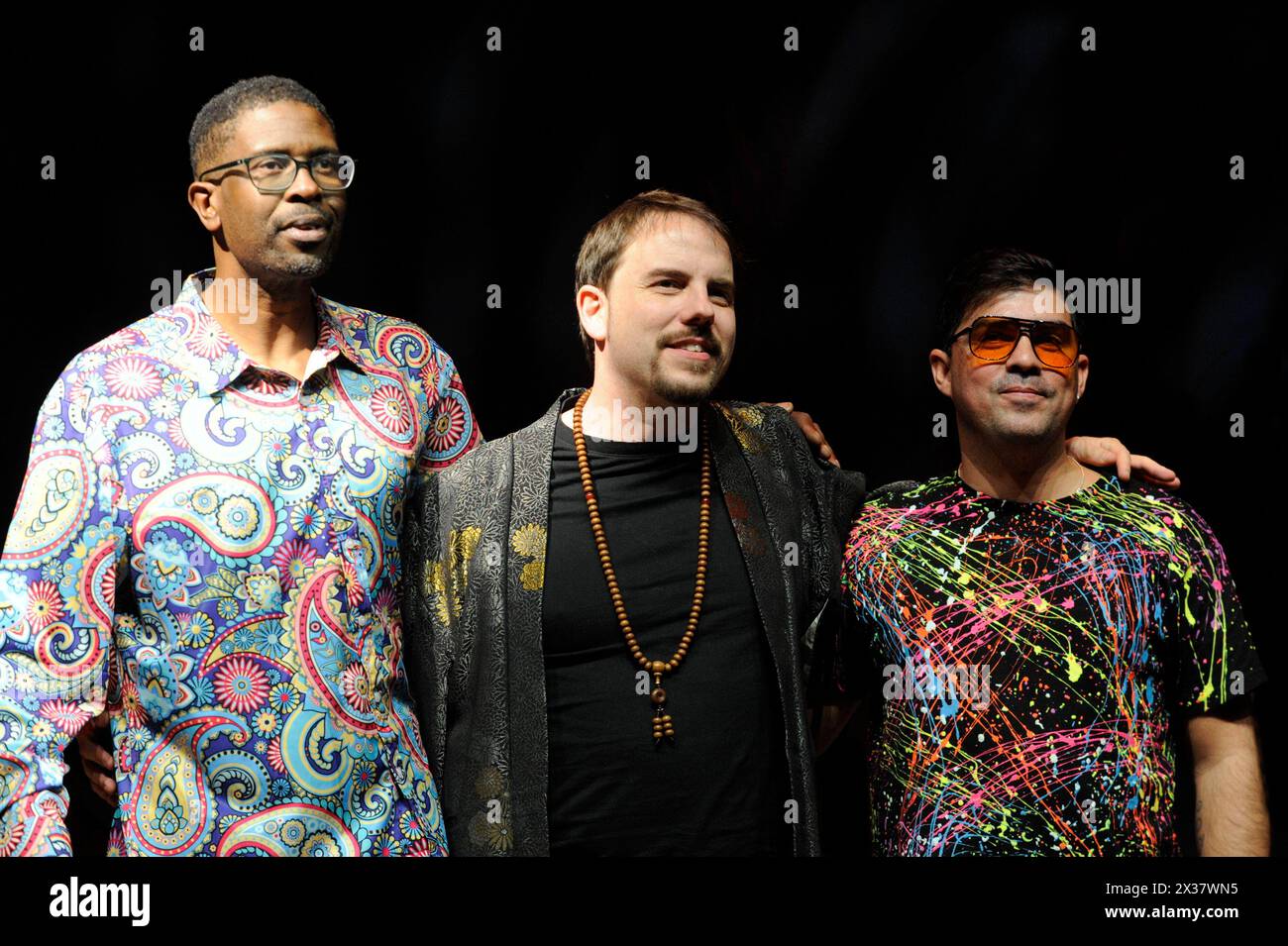 Der spanische Jazz-Pianist Daniel Garcia mi. mit dem Bassisten Reinier ...