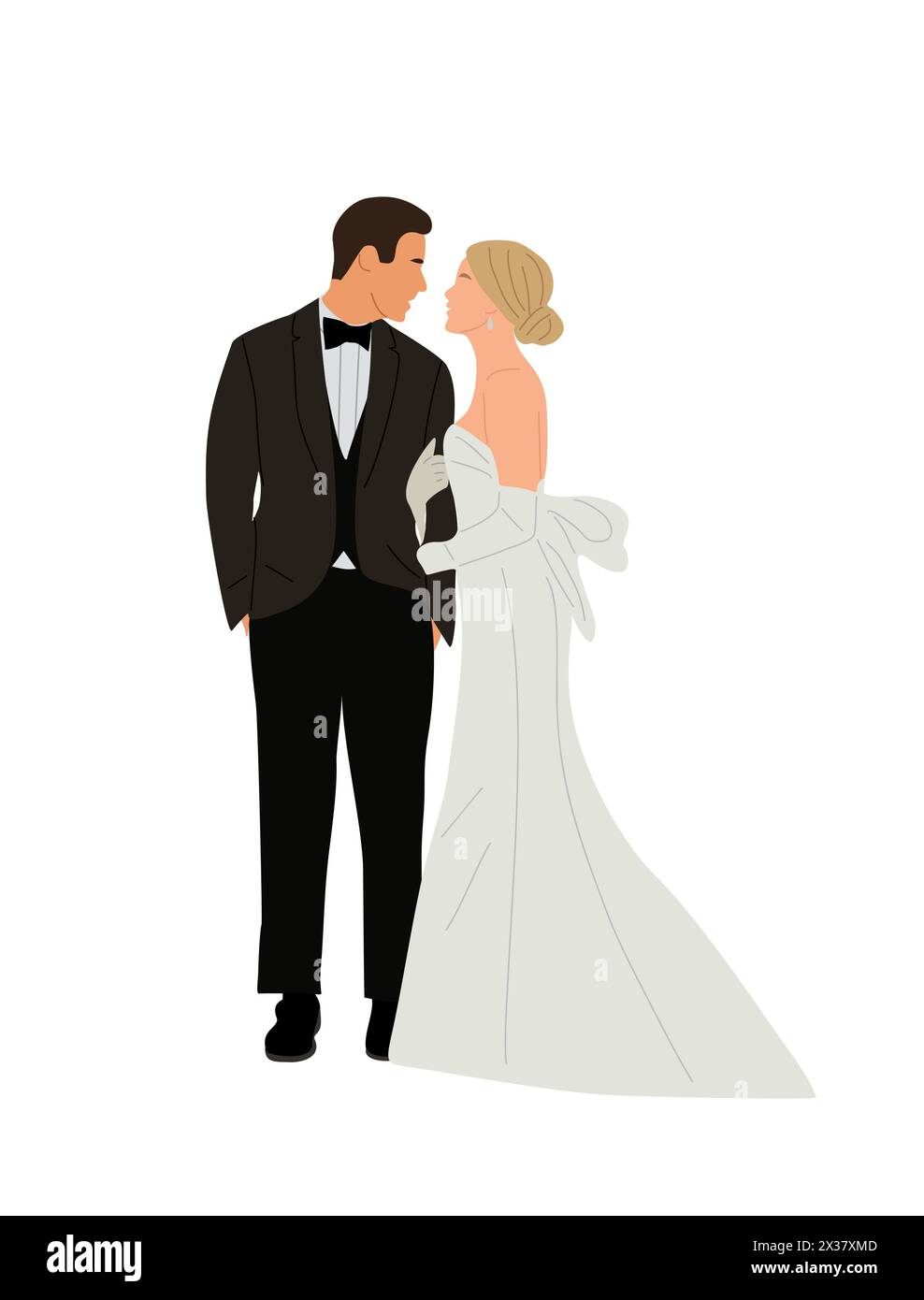 Wedding day dance Stock Vector Images - Alamy