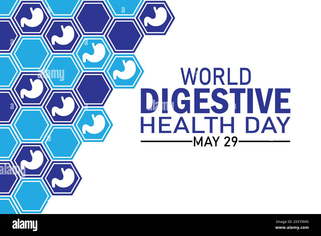World Digestive Health Day. May 29. Holiday concept. Template for ...