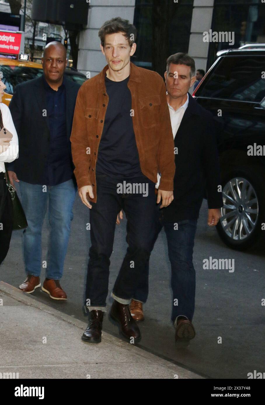 April 24, 2024 Mike Faist attend Challengers screening at AMC Lincoln ...