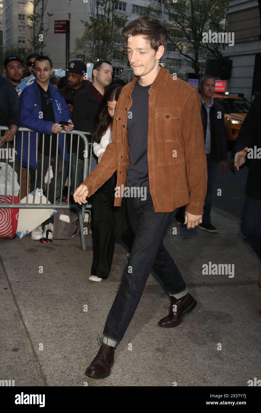April 24, 2024 Mike Faist attend Challengers screening at AMC Lincoln ...