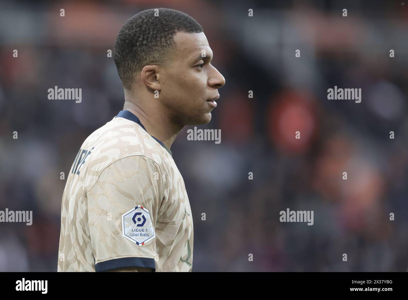 Kylian Mbappe of PSG during the French championship Ligue 1 football ...