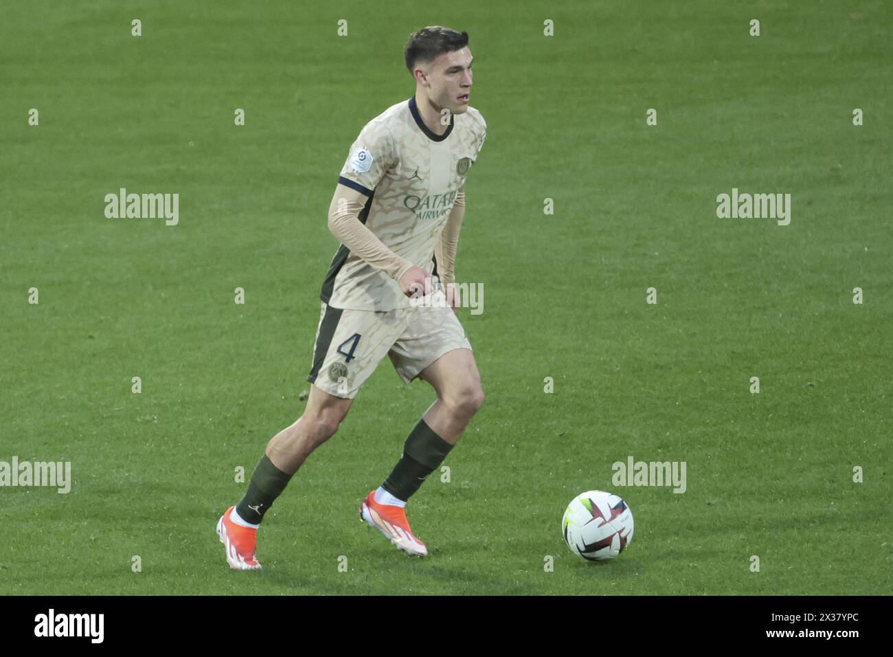 Manuel Ugarte of PSG during the French championship Ligue 1 football ...