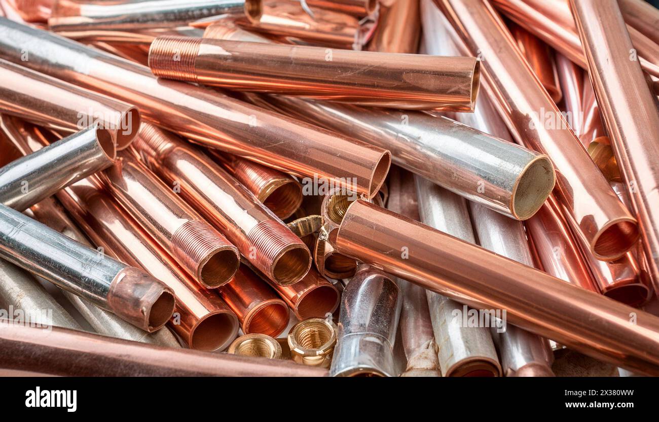 Rohre aus kupfer hi-res stock photography and images - Alamy