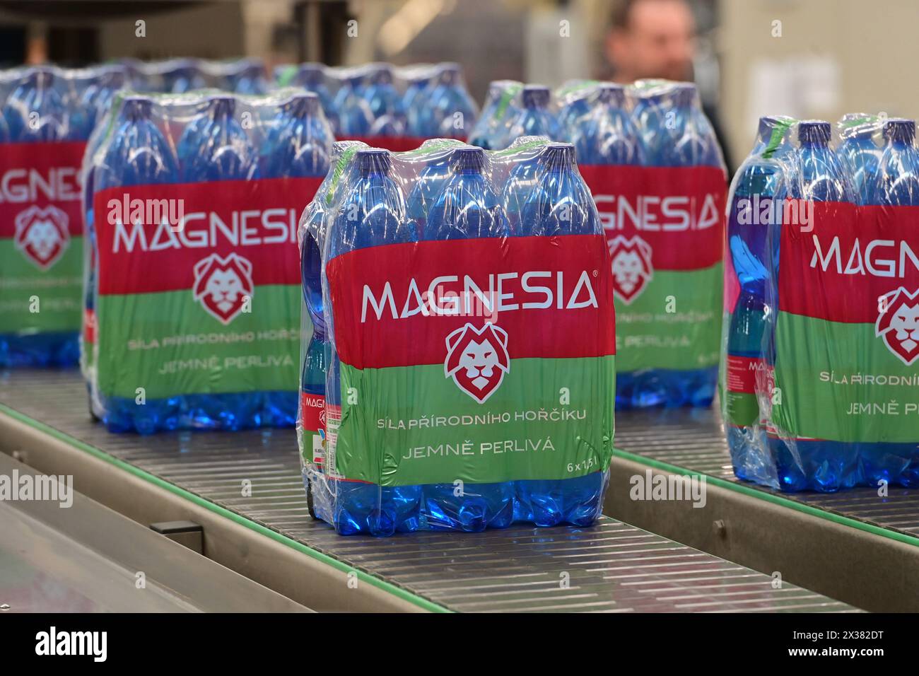 Mnichov, Czech Republic. 25th Apr, 2024. Magnesia company, producer of ...
