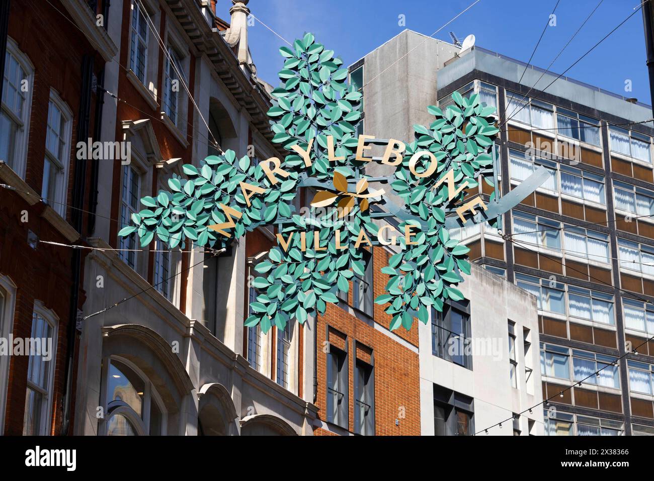 EDITORIAL USE ONLY A brand-new installation in Marylebone Village based ...