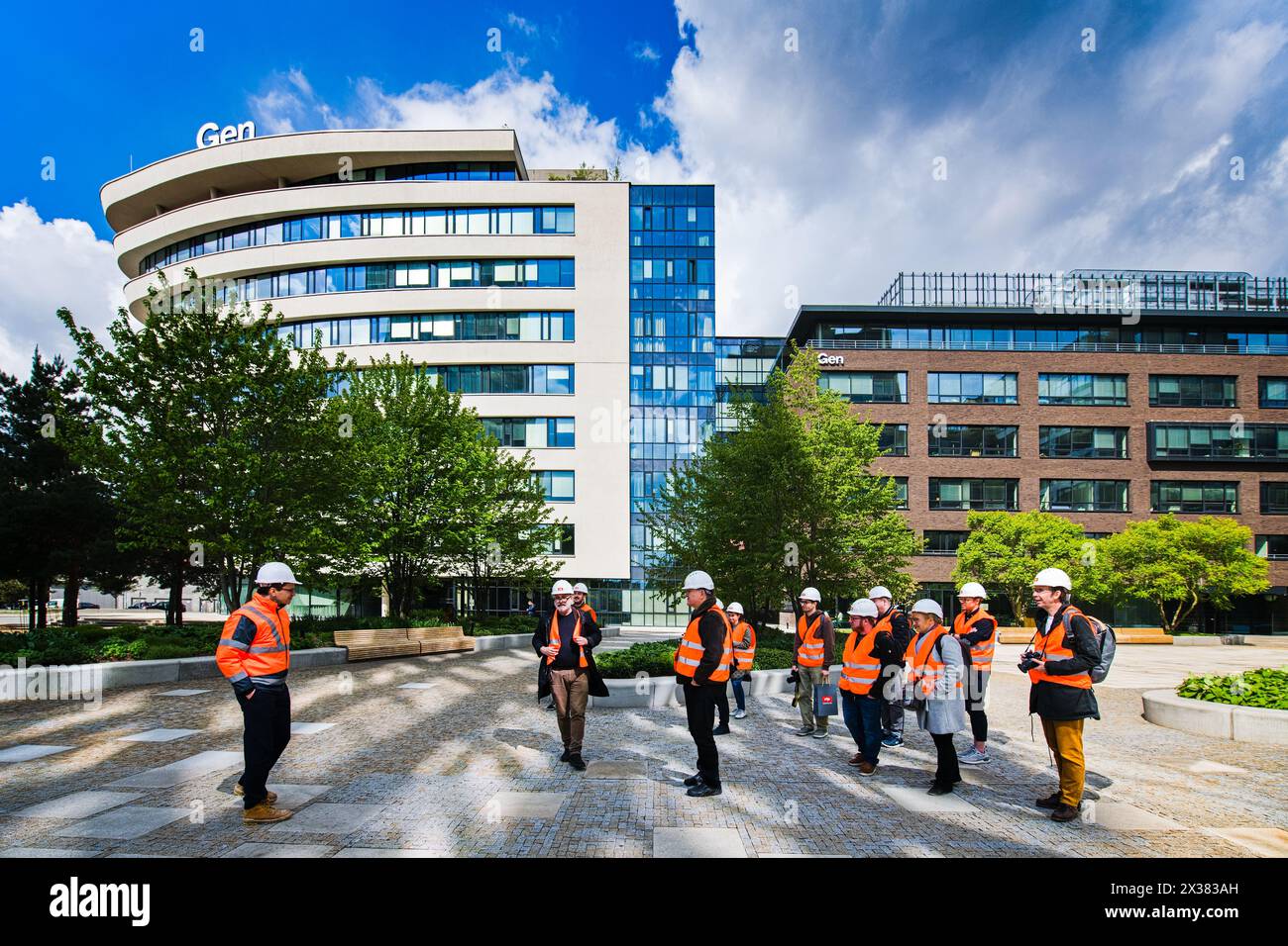 The developer CTP office buildings in the Vlnena complex in Brno, Czech ...