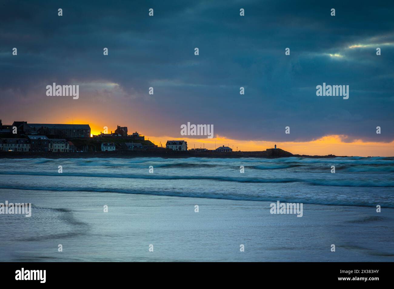 banff harbour Aberdeenshire Scotland Stock Photo - Alamy