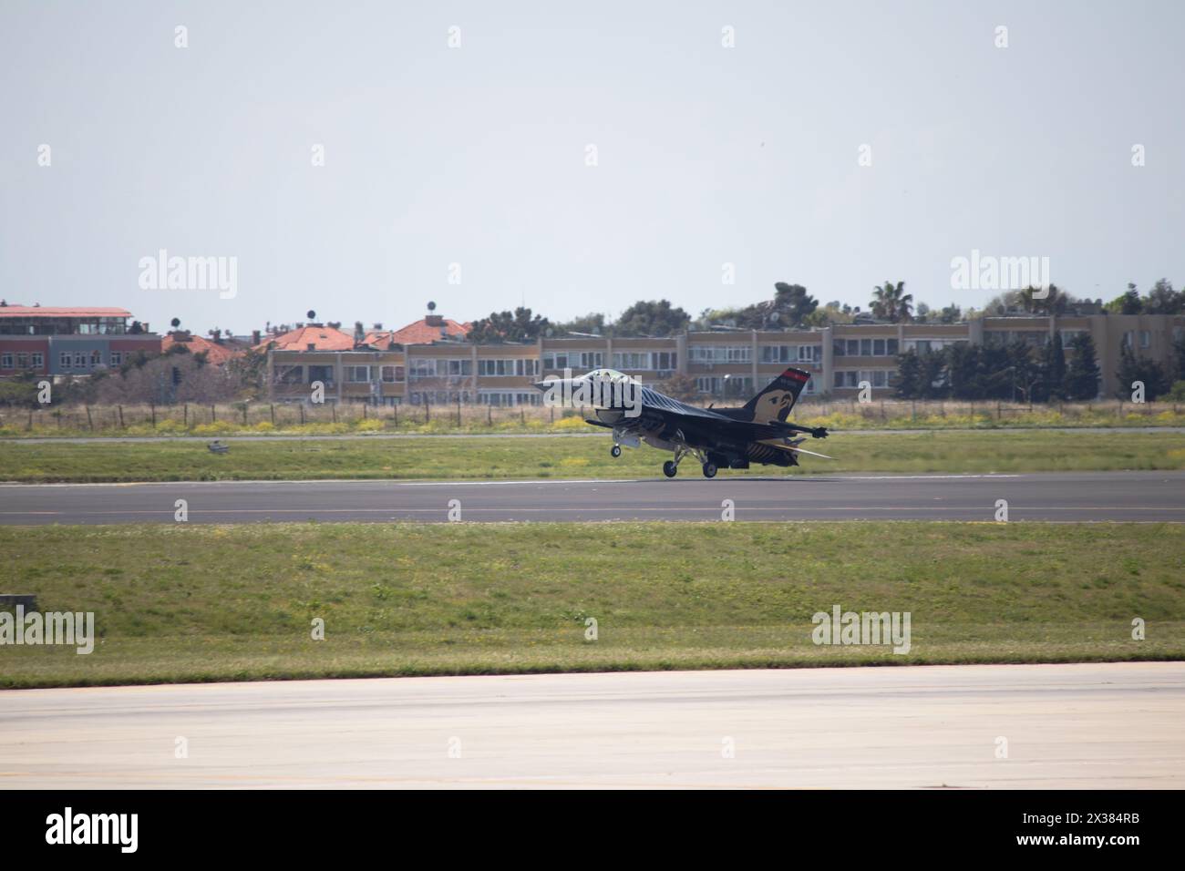 Istanbul, Atatürk Airport, Turkey- 28.04.2023 Solo Turk, Turkish F-16C ...