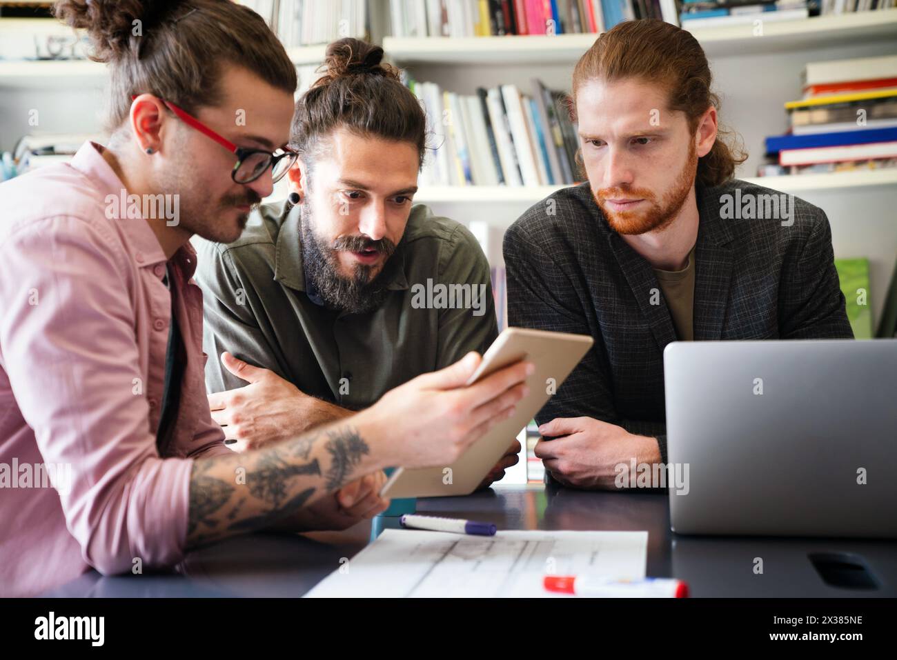 Mixed Team Of Software Engineers Brainstorming Ideas Diverse App Developers Collaborating As