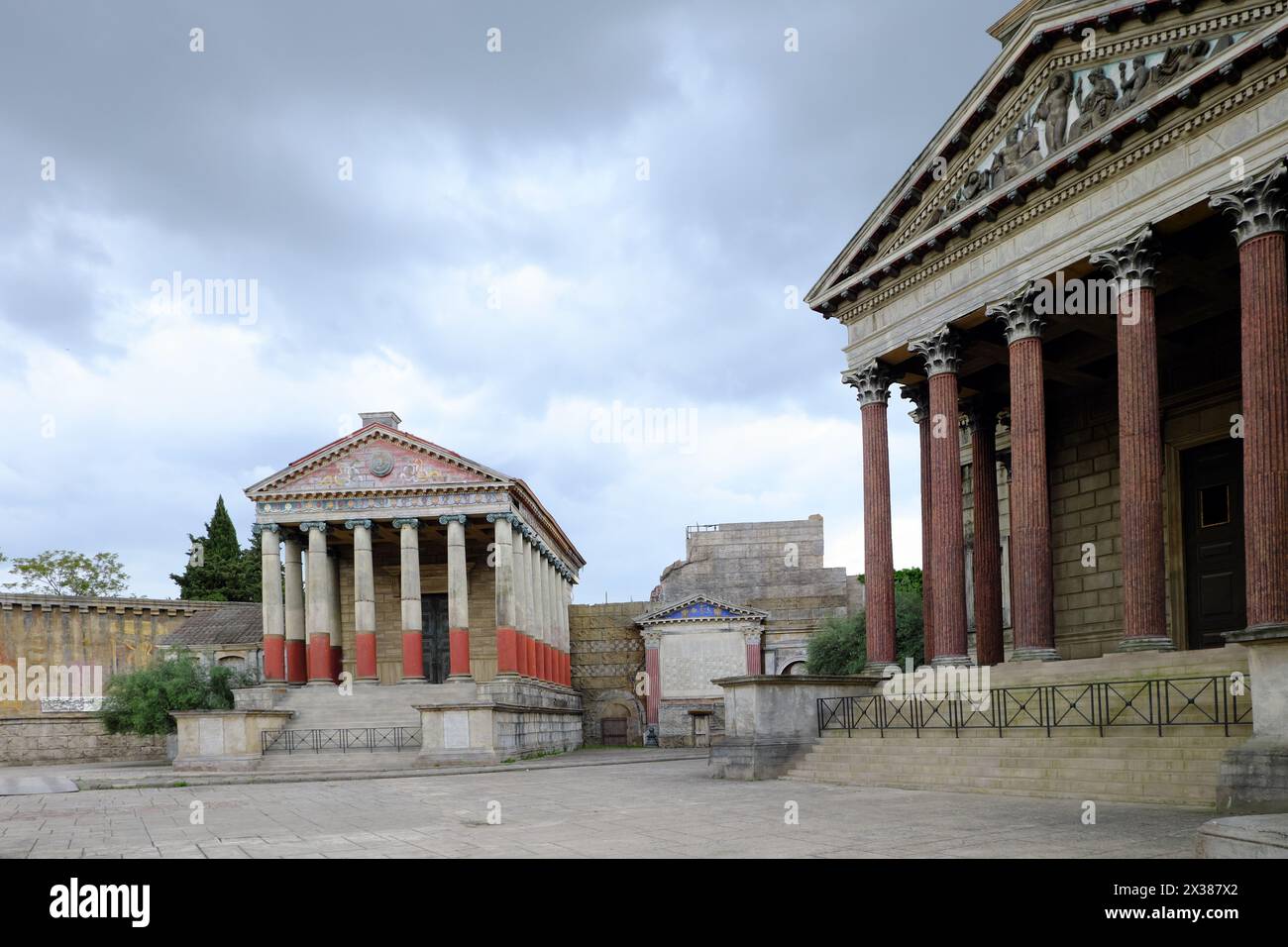 Ancient Rome standing set (2004) at Cinecitta movie studios, for ...