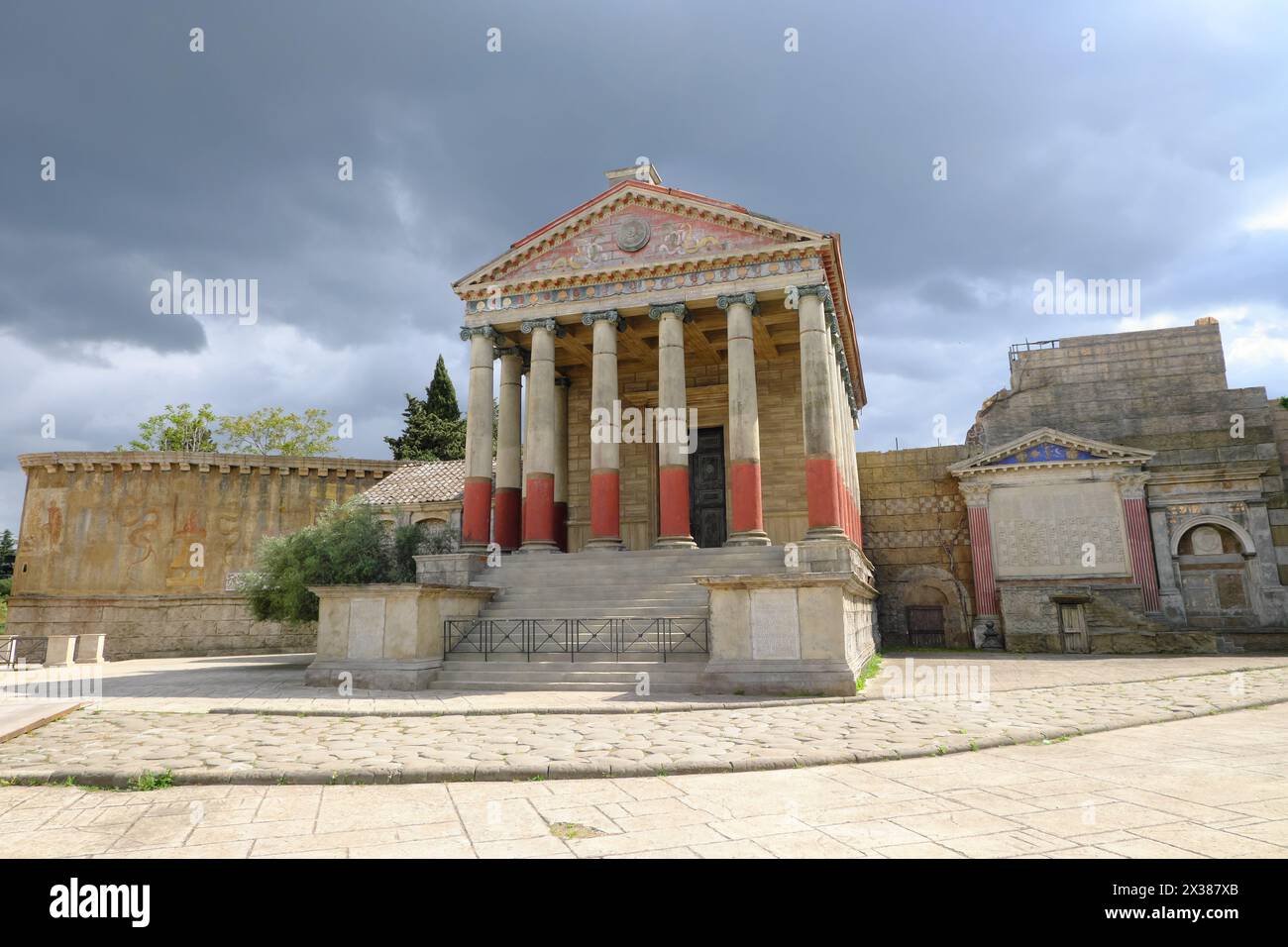 Ancient Rome standing set (2004) at Cinecitta movie studios, for ...