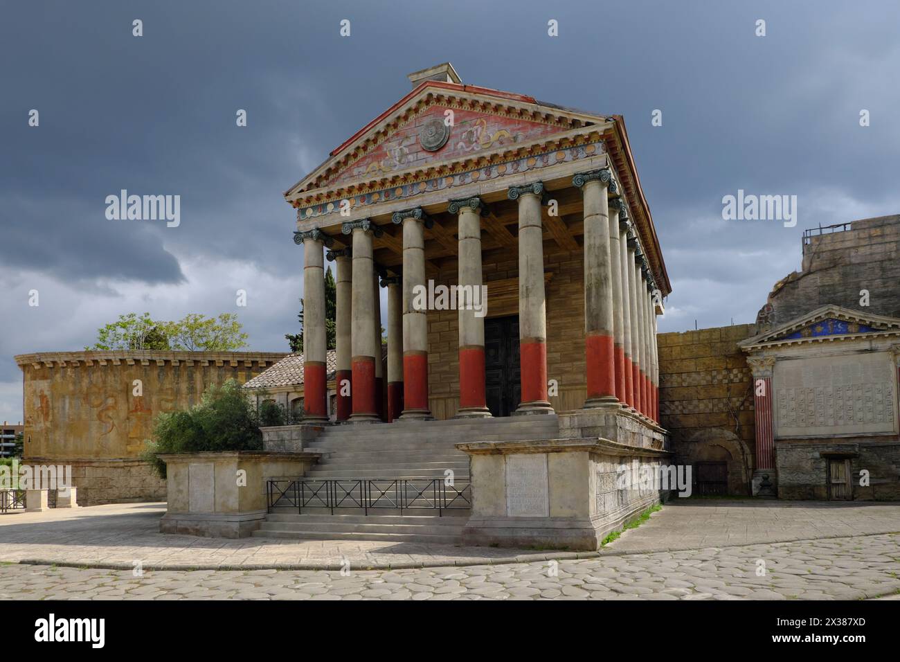 Ancient Rome standing set (2004) at Cinecitta movie studios, for ...