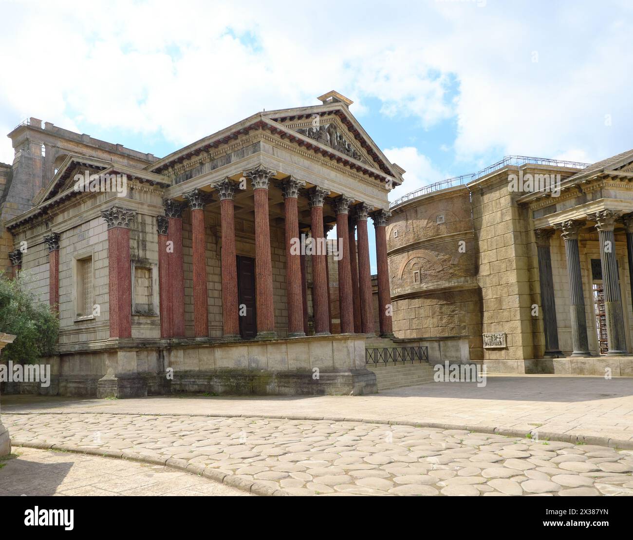 Ancient Rome standing set (2004) at Cinecitta movie studios, for ...
