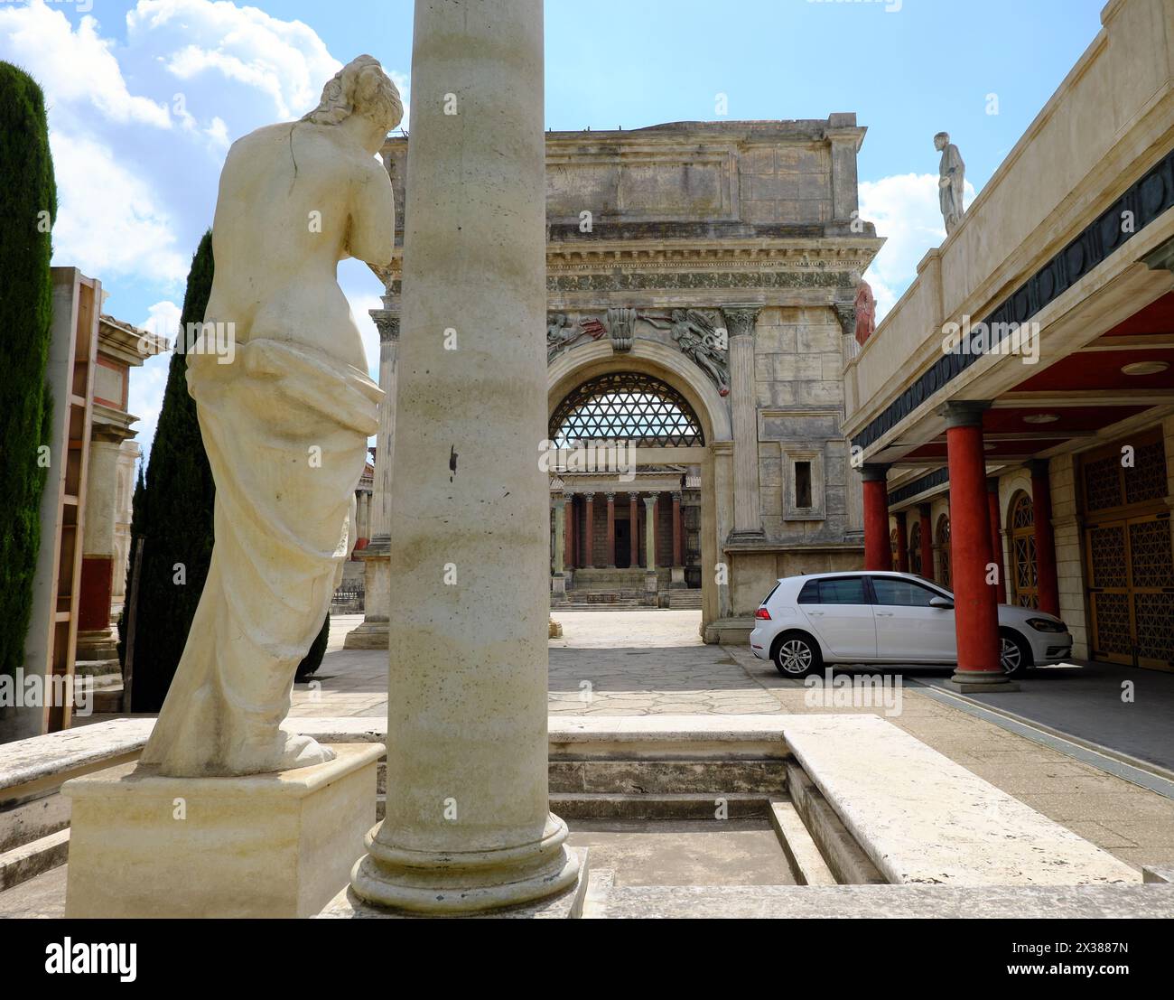 Ancient Rome standing set (2004) at Cinecitta movie studios, for ...